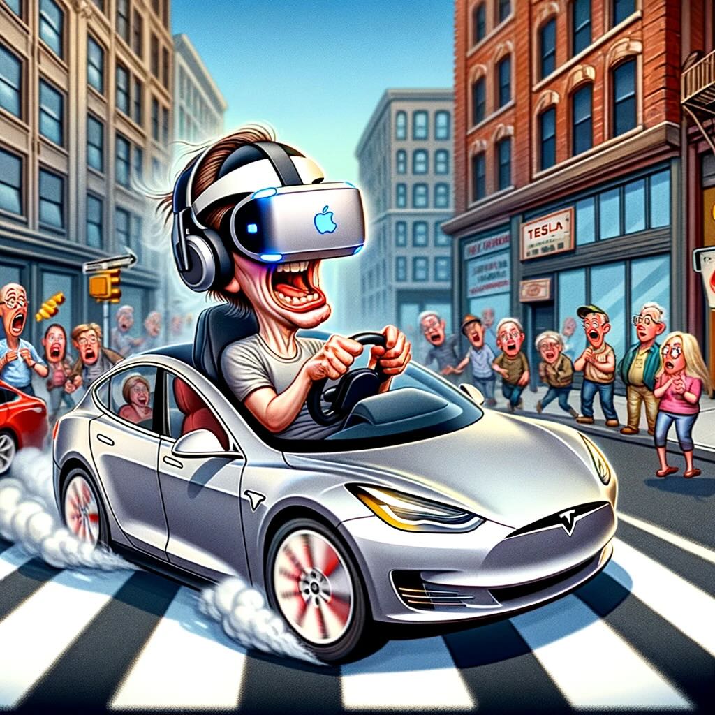 Apple Vision Pro turning up in unusual and unsafe usage – Tech Newsday